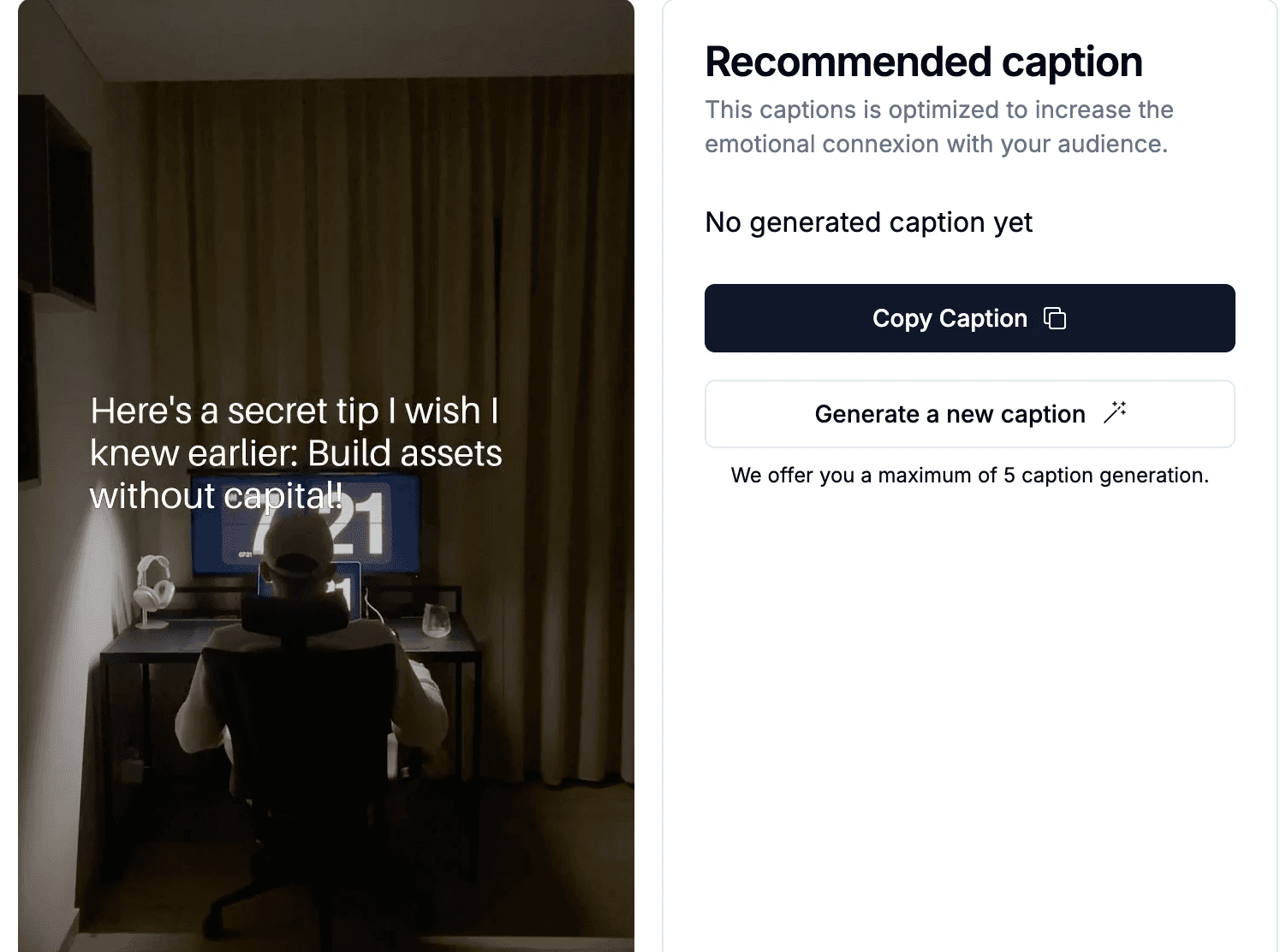 Reeleasy - Generate reels with AI
