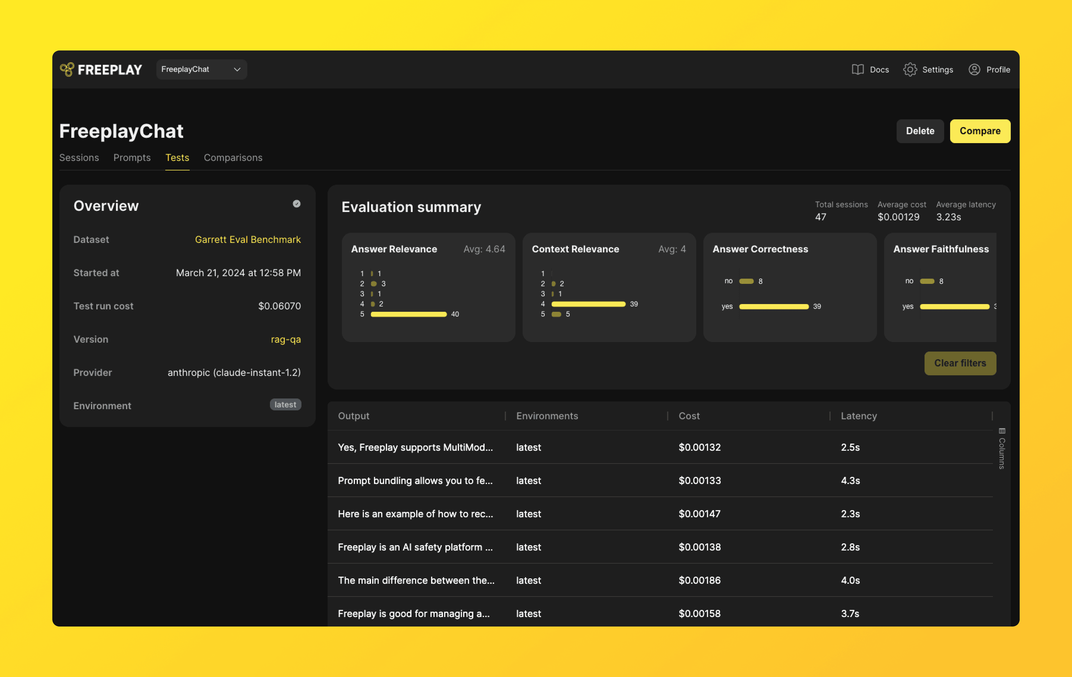 Experiment & Test LLM Changes Faster with Freeplay - Freeplay Blog