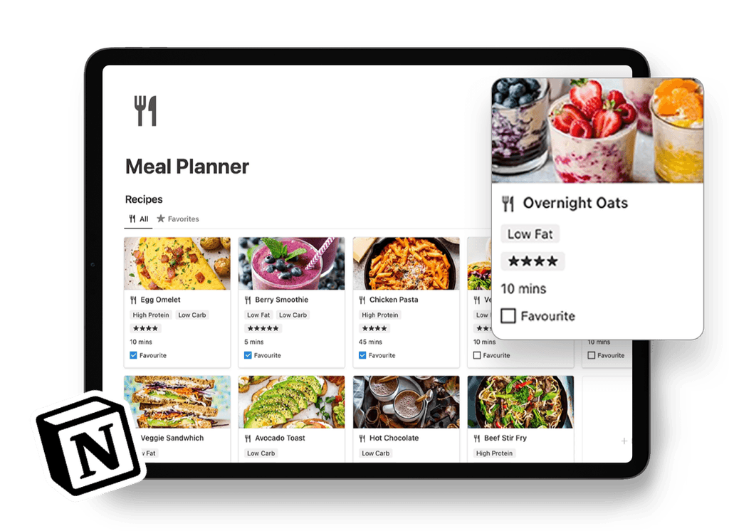 10 Best Notion Meal Planner Templates - Solt Wagner