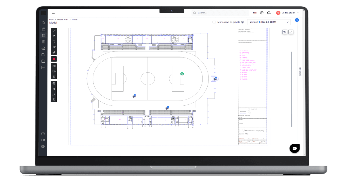 Manage your drawings and handle change requests in real time.