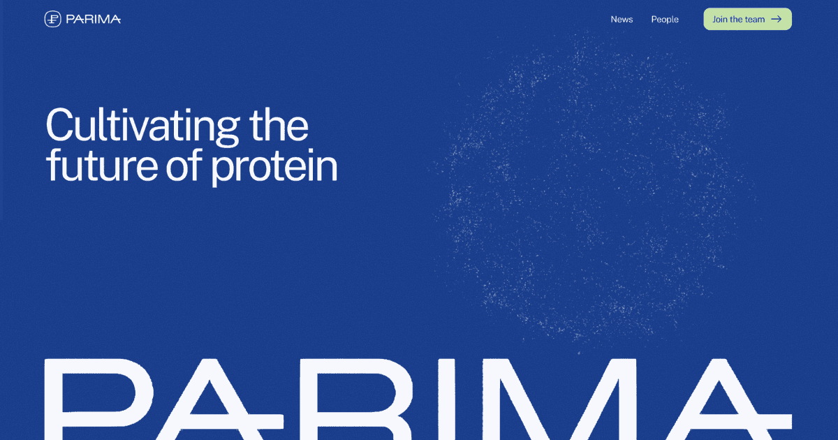 PARIMA | Cultivating the future of protein