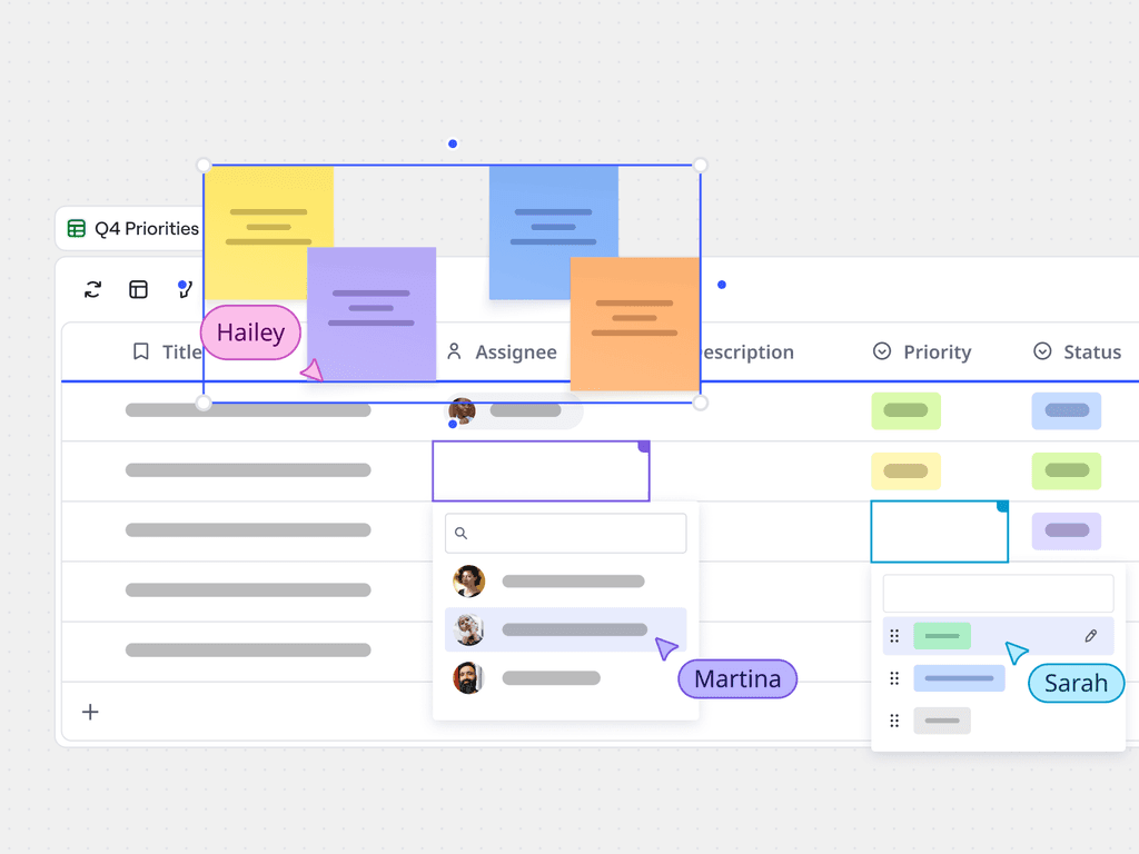 Accelerate Your Work with Tables - Miro | The Innovation Workspace ...