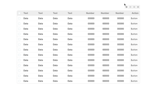 Table UI considerations for large datasets by Andrew Coyle
