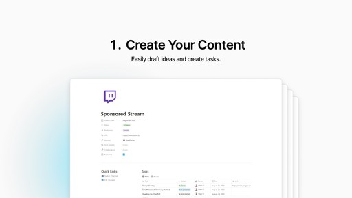 Notion Content Creator — Premium creator Notion template