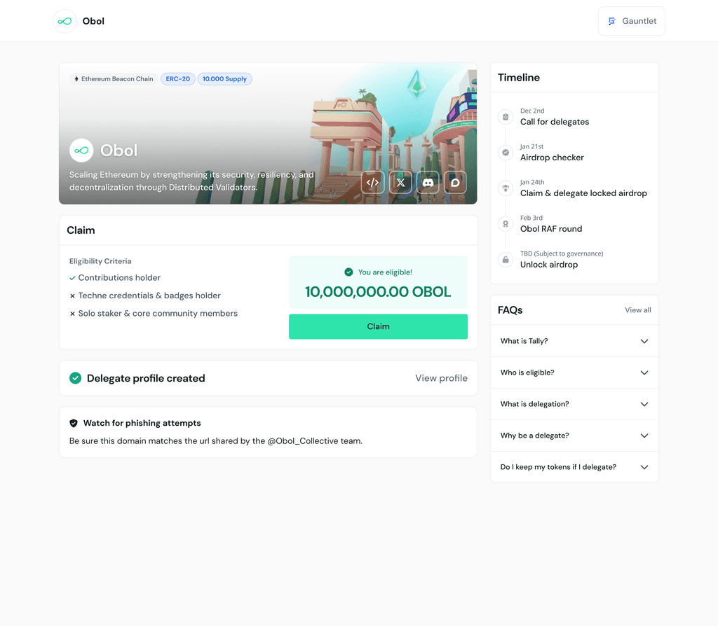 Tally - Institutional-grade tokens