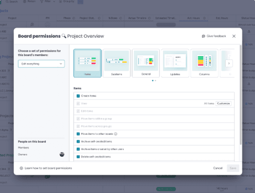 Why permissions matter in monday.com