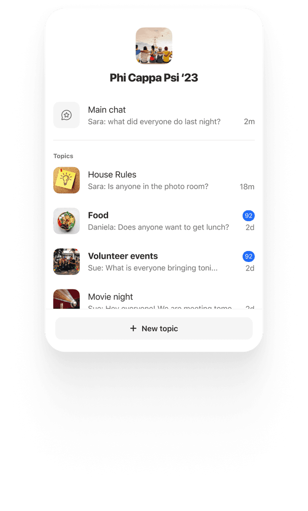 Alumni community chats, events, networking | GroupMe