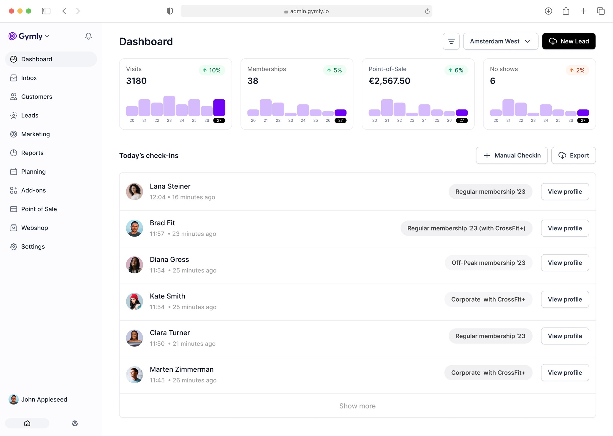 Gymly - Alles-in-één Fitness Software