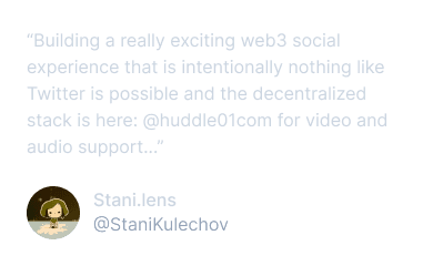 Huddle01 - Live Audio/Video SDK for your app