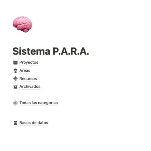 Segundo Cerebro Notion