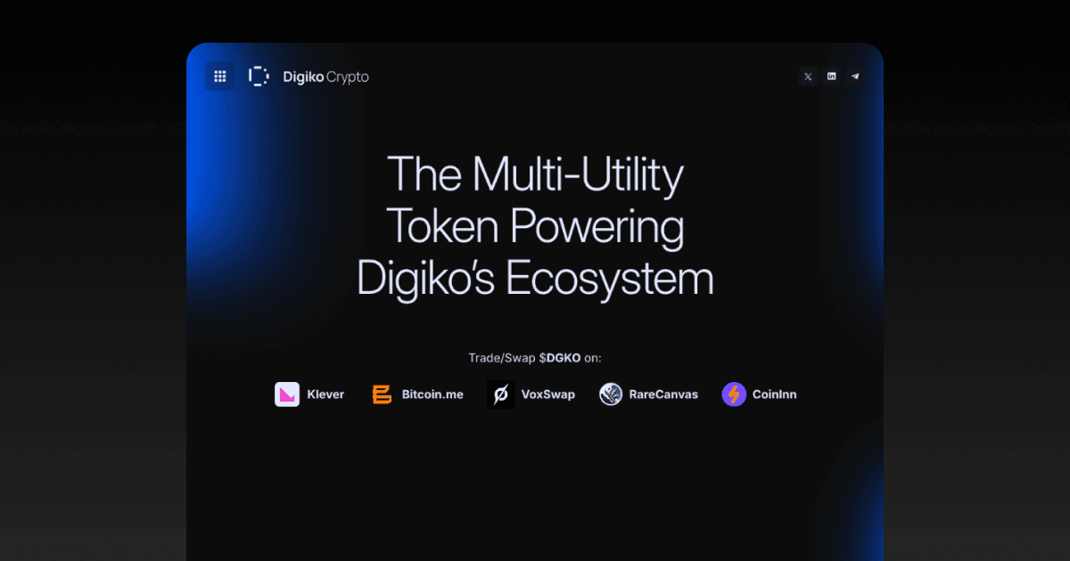 Digiko Marketplace — $DGKO