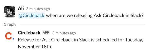 Releases - Circleback