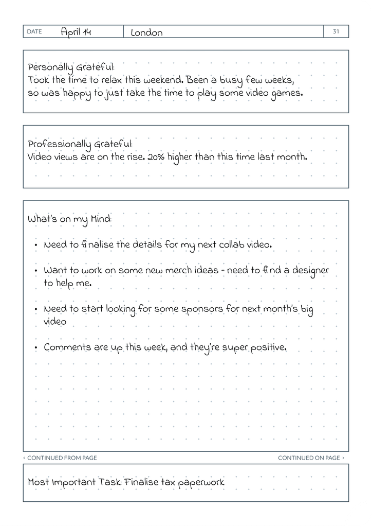 The Theme System Journal by Cortex Brand