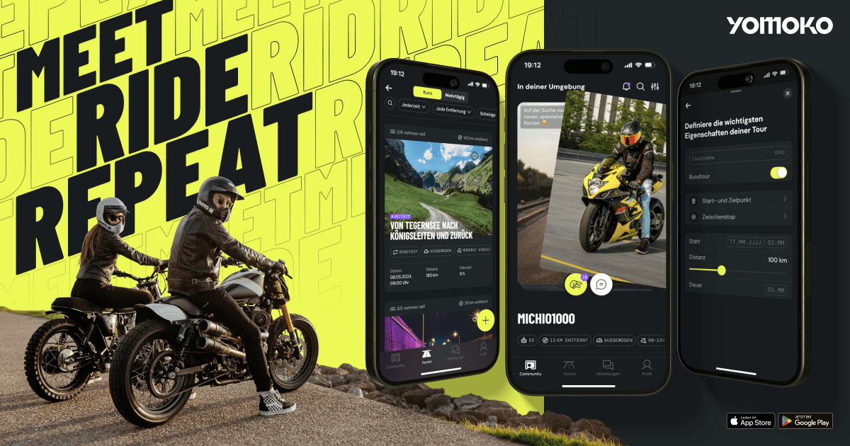 Yomoko App – Motorcycle Together