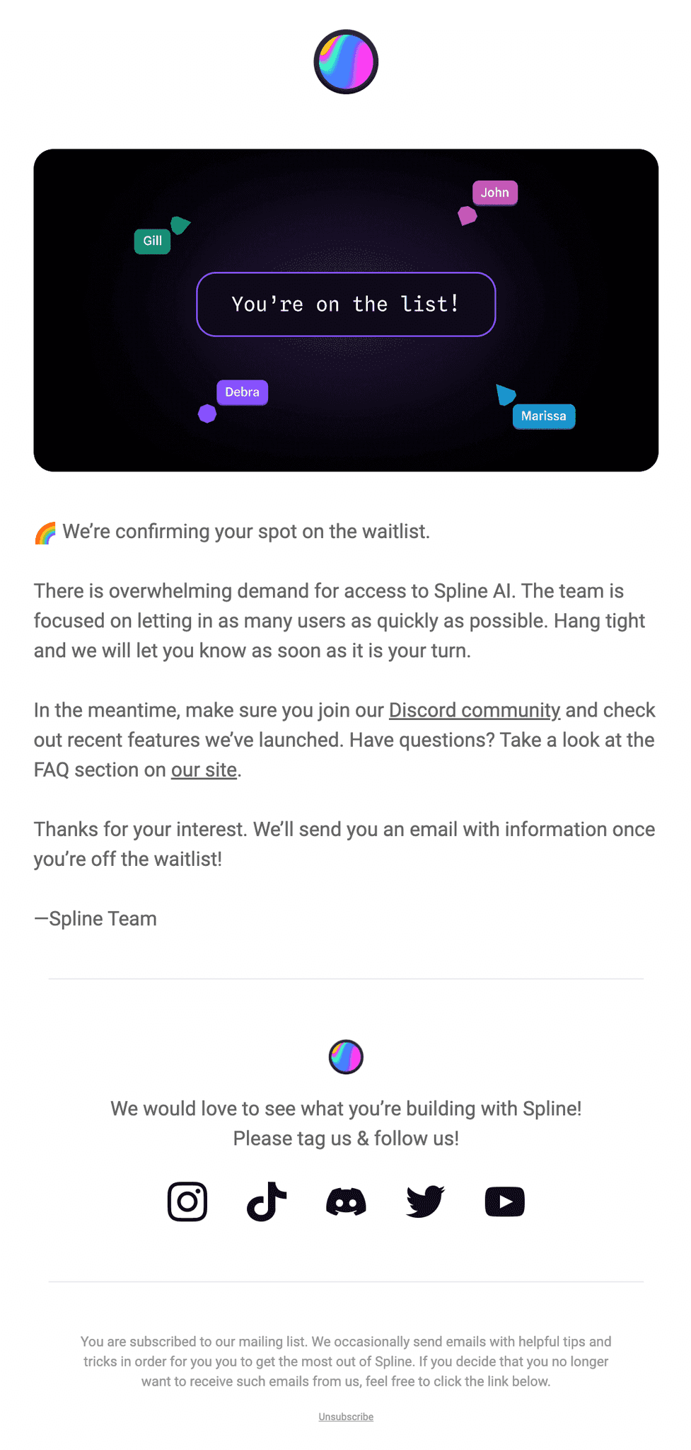 Waitlist Email Examples - Loops - The Email Platform for SaaS