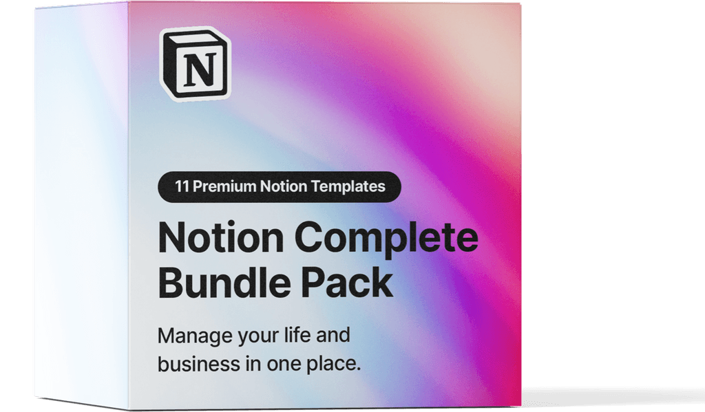 Notion Template Bundles @ Solt Wagner