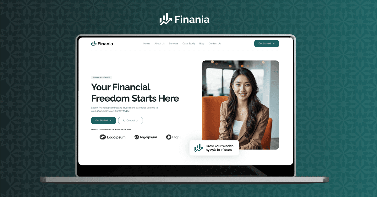 Finania - Financial Advisory Website Template
