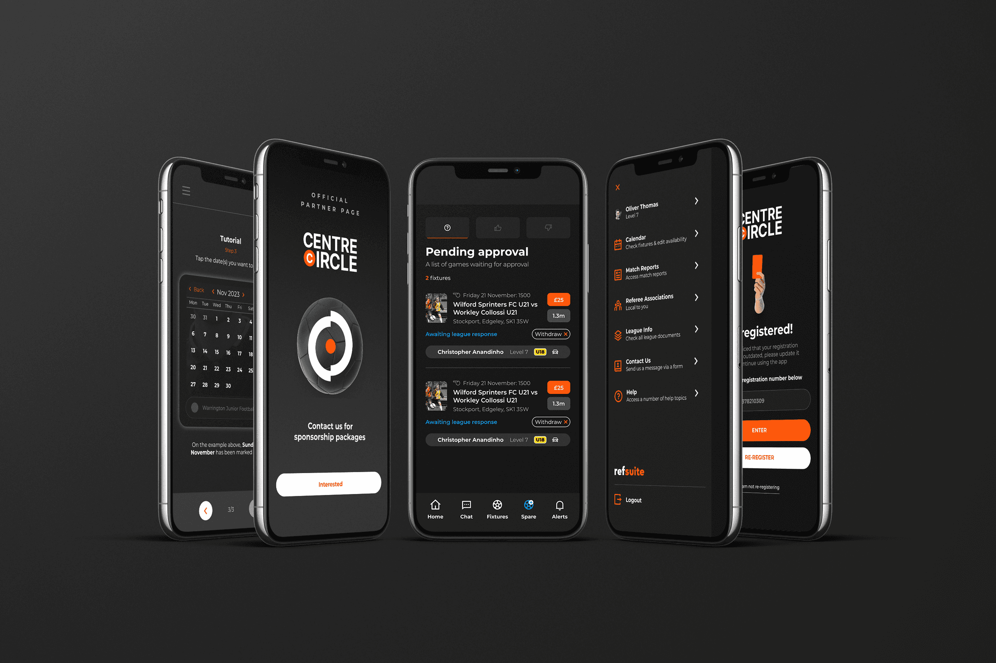 Centre Circle - Referees