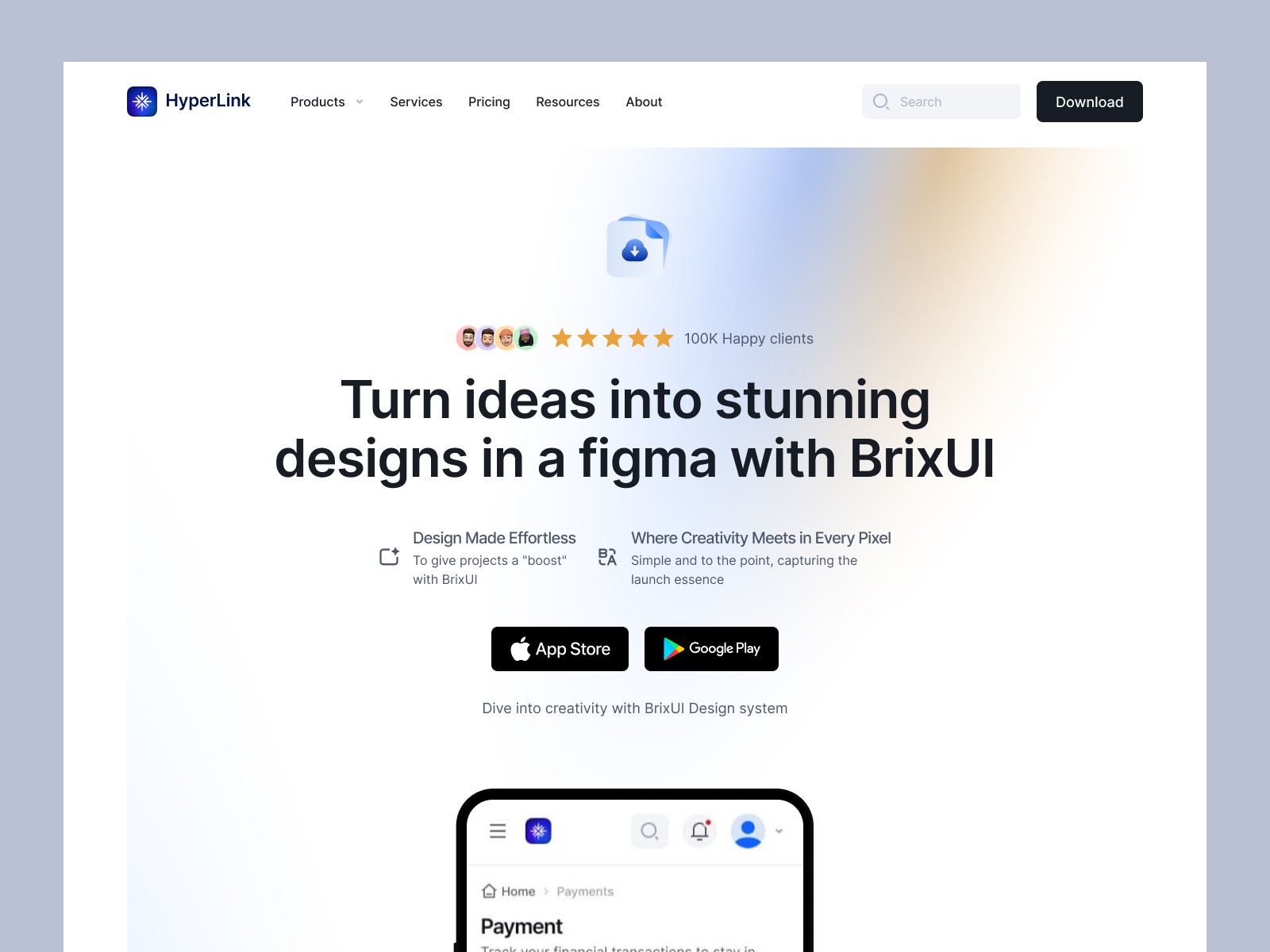 BrixUI - The world's largest Figma multi-brand UI library and design system.