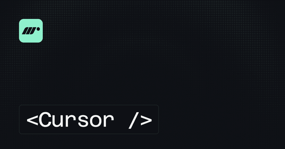 Custom Cursor — React cursor animation | Motion
