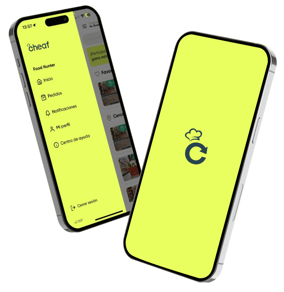 Cheaf: Rescata alimentos alimentos con hasta 70% OFF y reduce el ...