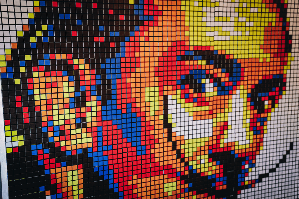 Salvador Dalí Artwork | Custom Rubik's Cube Mosaic
