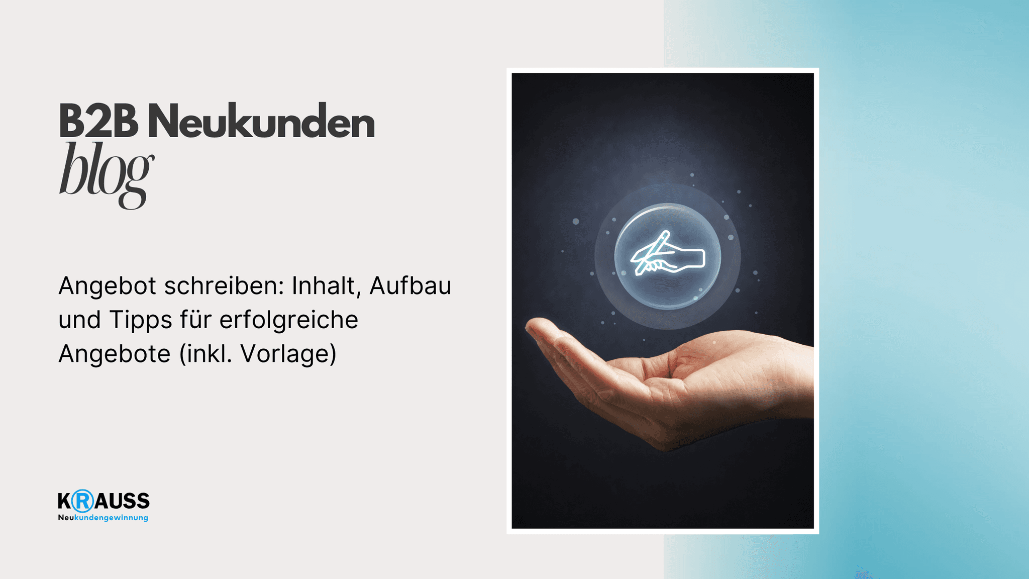 Angebot schreiben: Inhalt, Aufbau und Tipps für erfolgreiche Angebote ...
