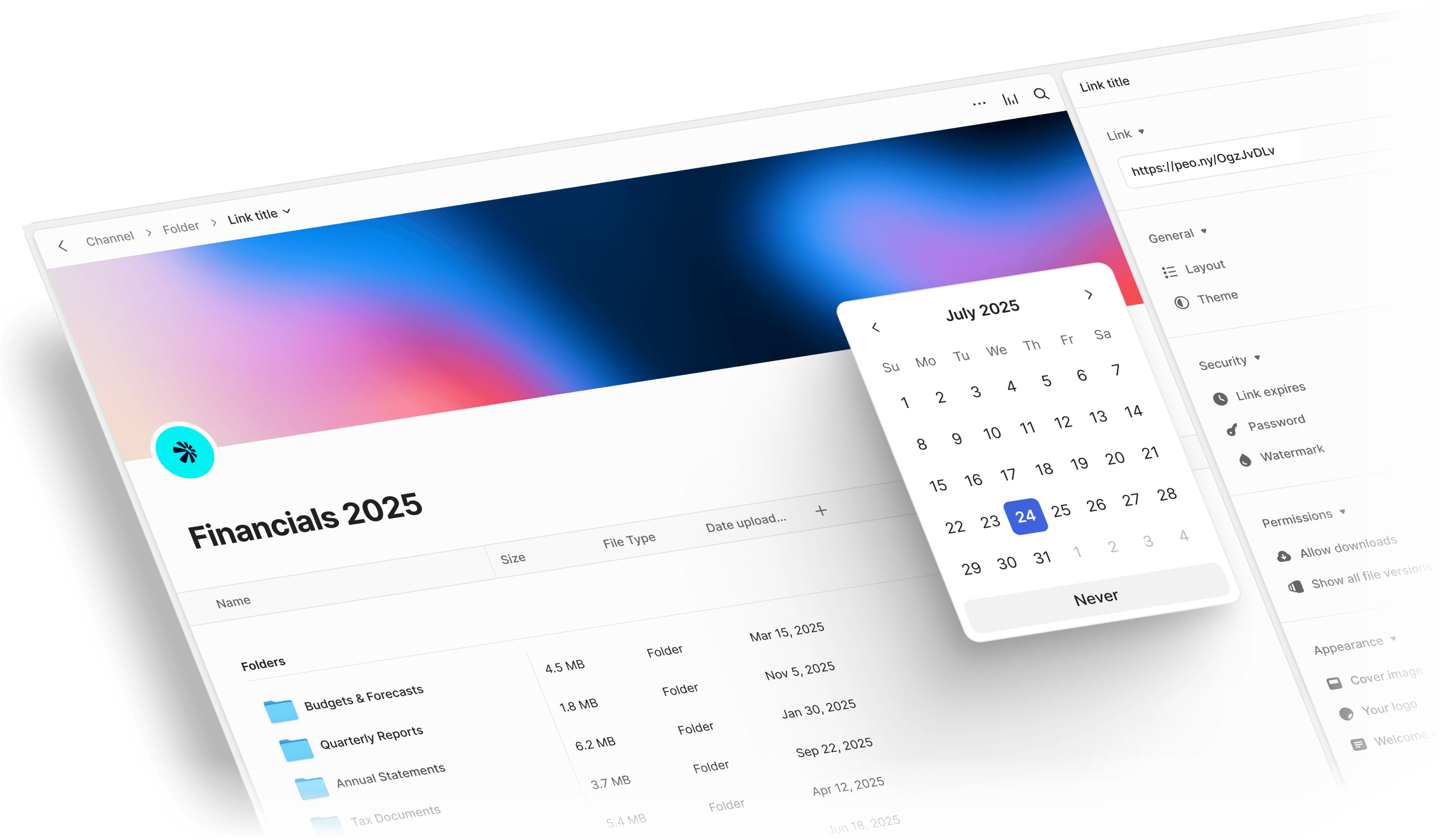 Link Expiry — Auto-Expire Shared Document Links — Peony