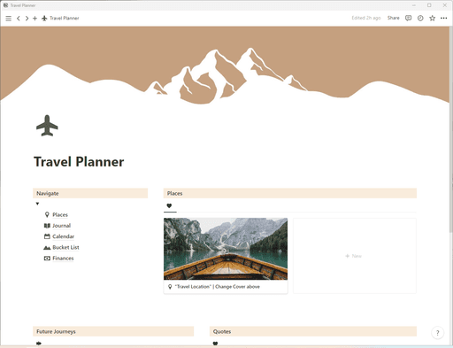 The 10+ Best Notion Travel Templates - Solt Wagner