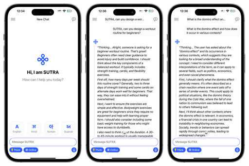 ChatGPT vs. DeepSeek vs. ChatSUTRA