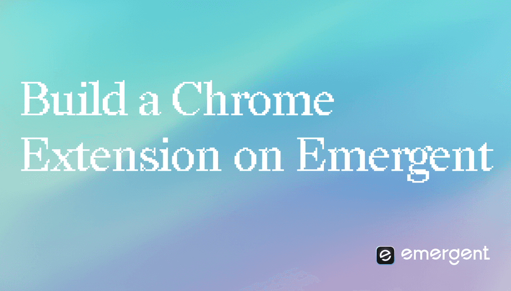 Emergent | Build Apps with AI - no coding required