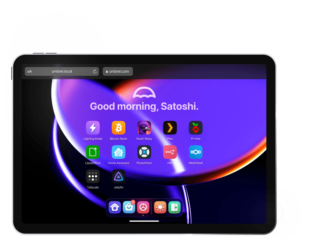 Umbrel - Personal home server and OS for self-hosting