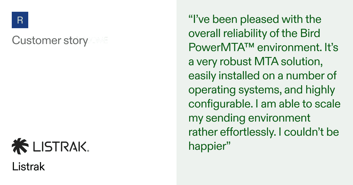 Listrak Scales Sending Effortlessly with PowerMTA