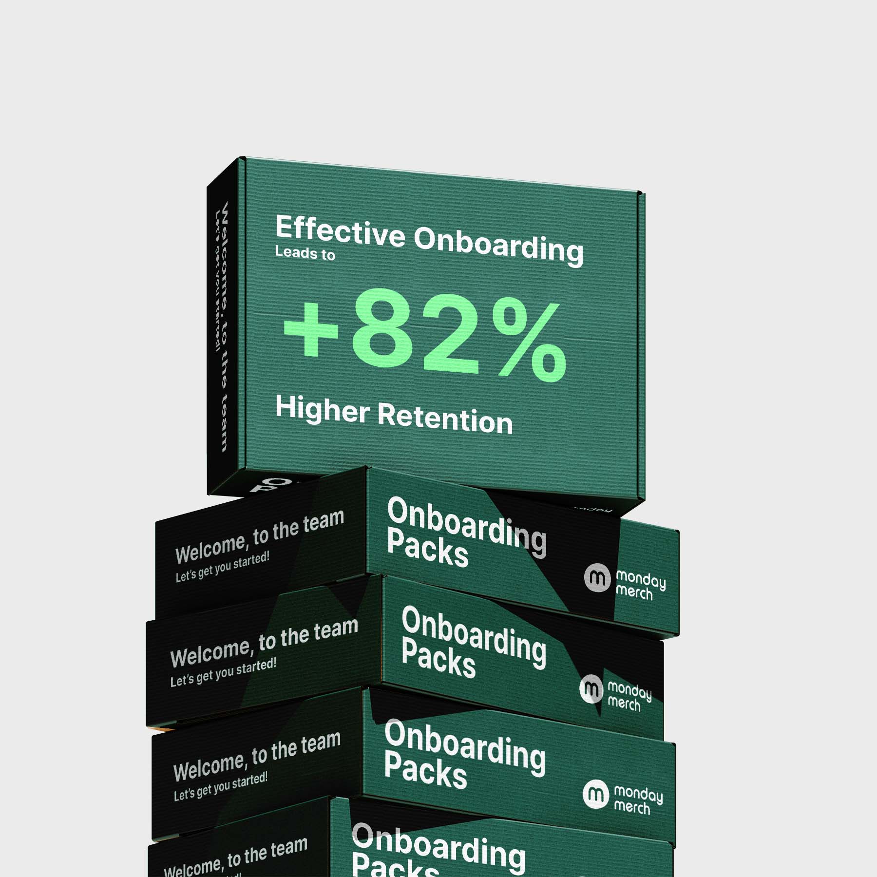 Monday Merch - Welcome New Hires Worldwide with an Onboarding Pack