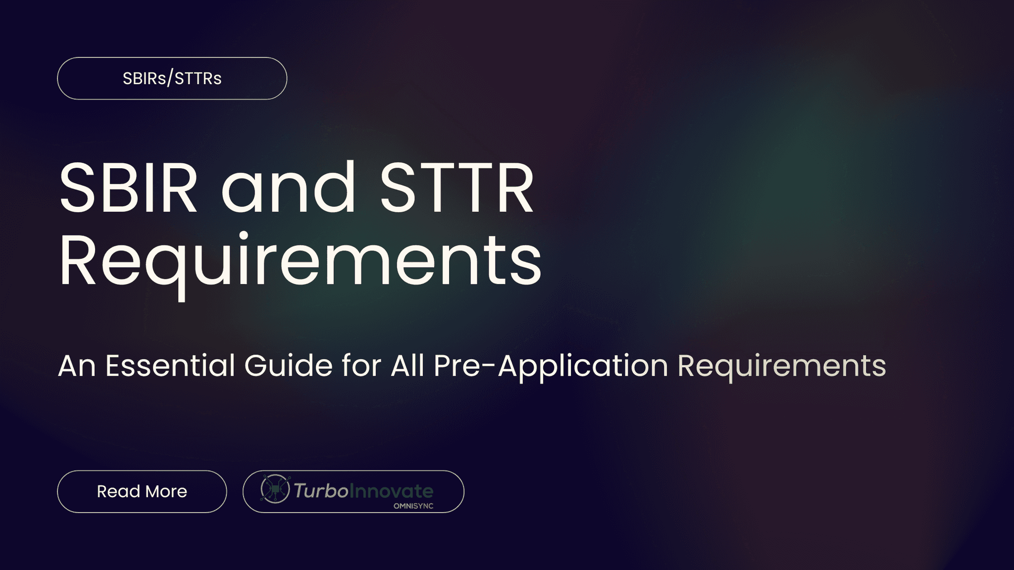 SBIR and STTR Requirements: An Essential Guide for All Pre-Application Requirements - TurboInnovate