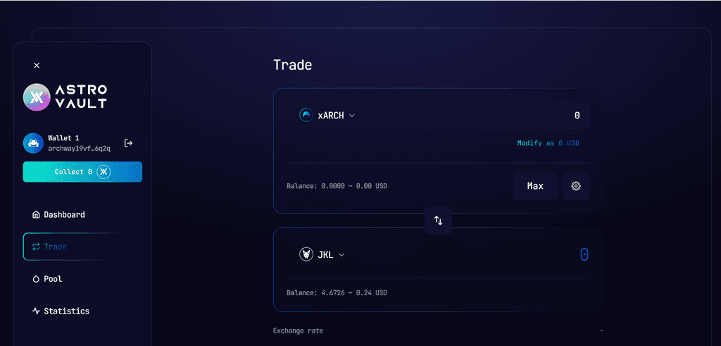 How to Swap Crypto on Astrovault DEX Using Leap Wallet: Complete Guide ...