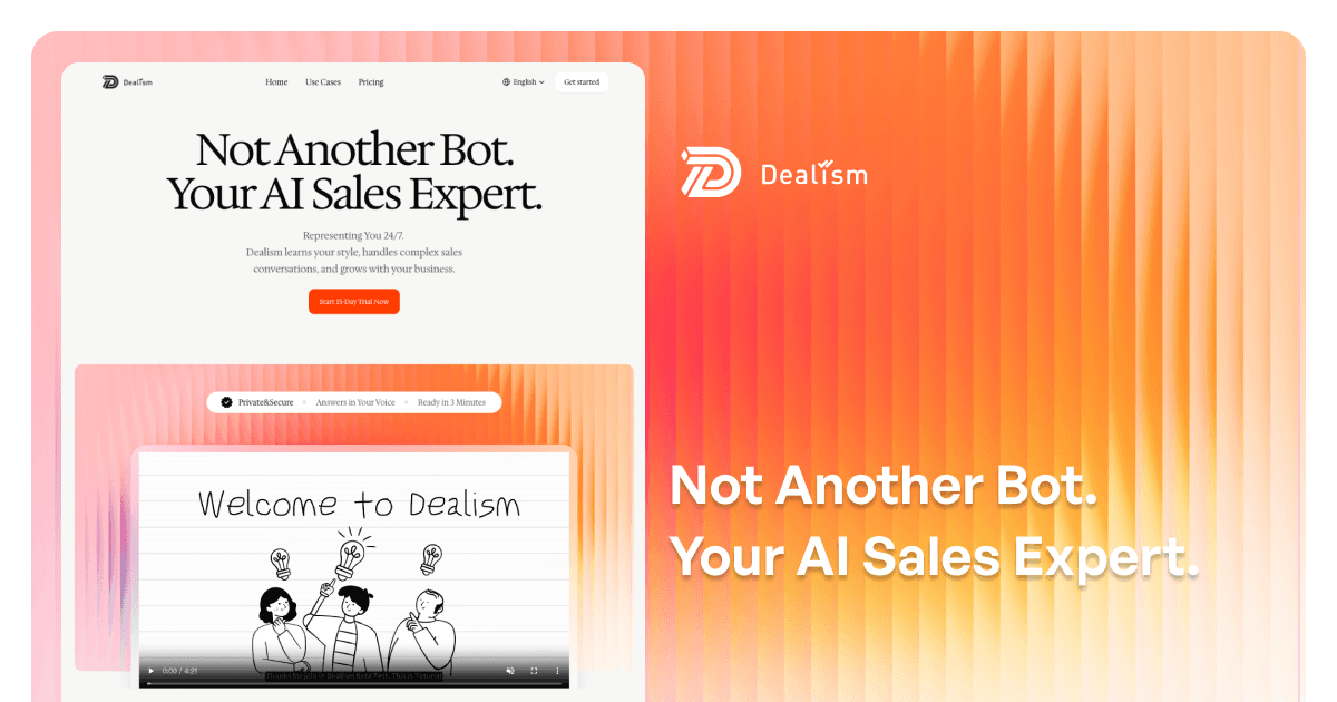 Dealism Sales | Your AI Agent & AI Digital Sales Assistant for WhatsApp ...