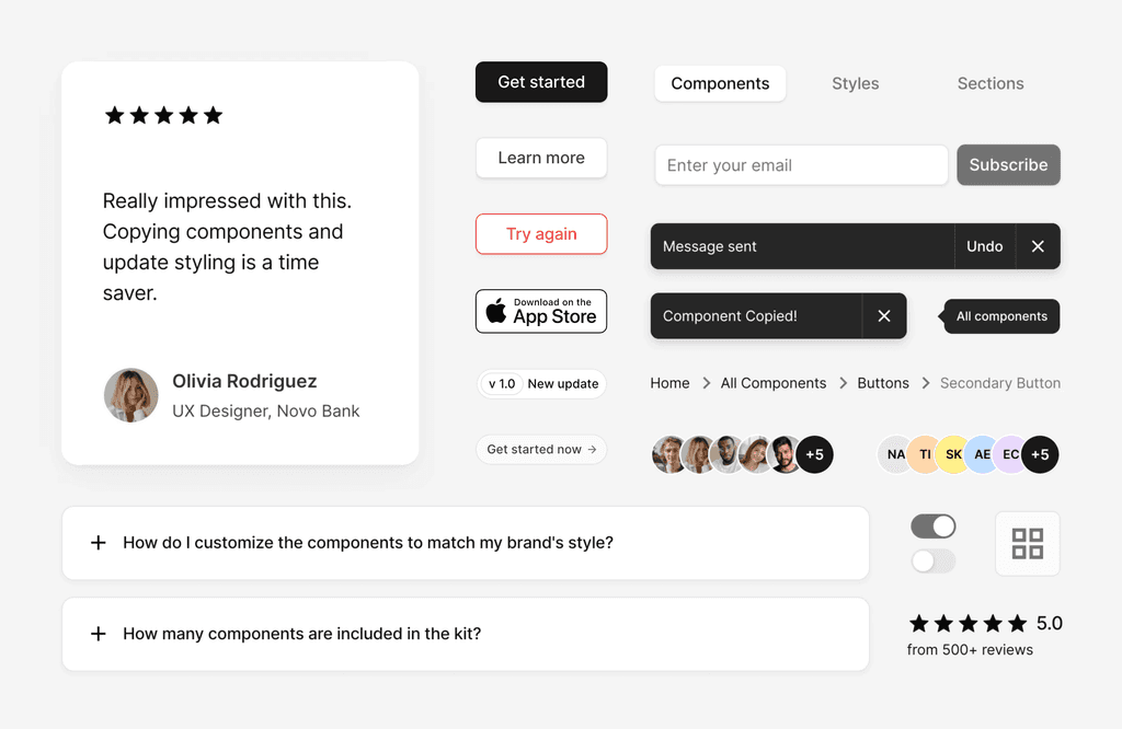 Framepad - Framer UI Kit & Design System