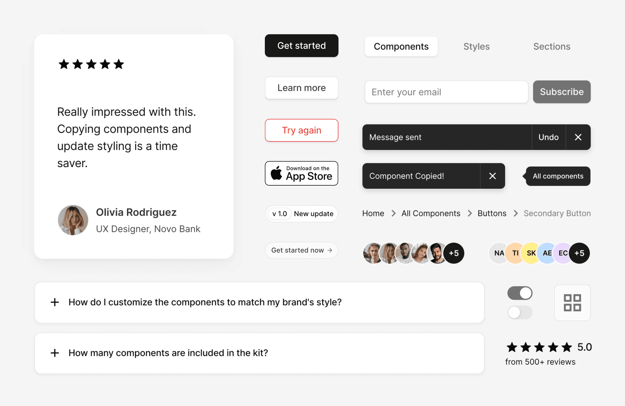 Framepad - Framer UI Kit & Design System