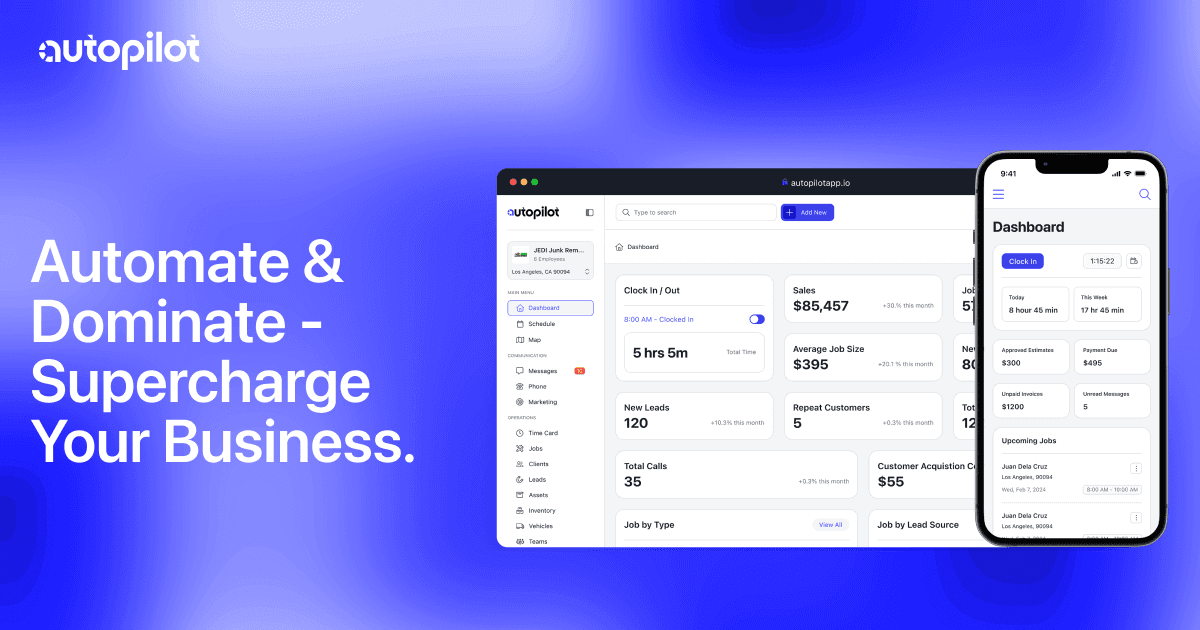 The Leading CRM & Field Service Software for Service Pros – Autopilot ...