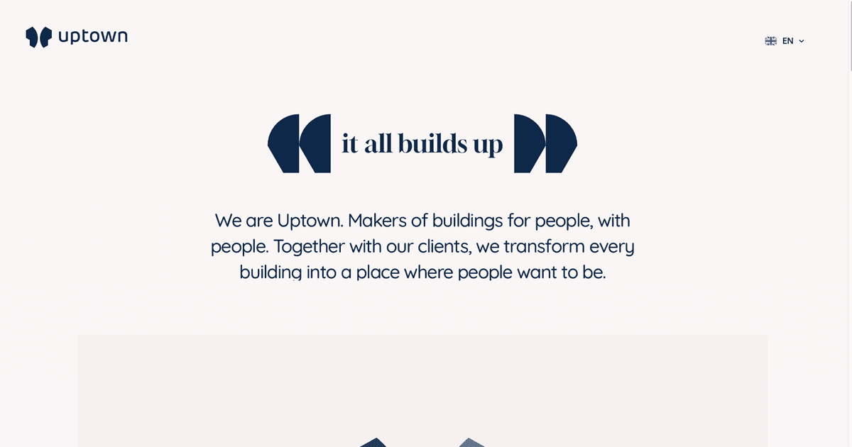 Uptown, it all builds up