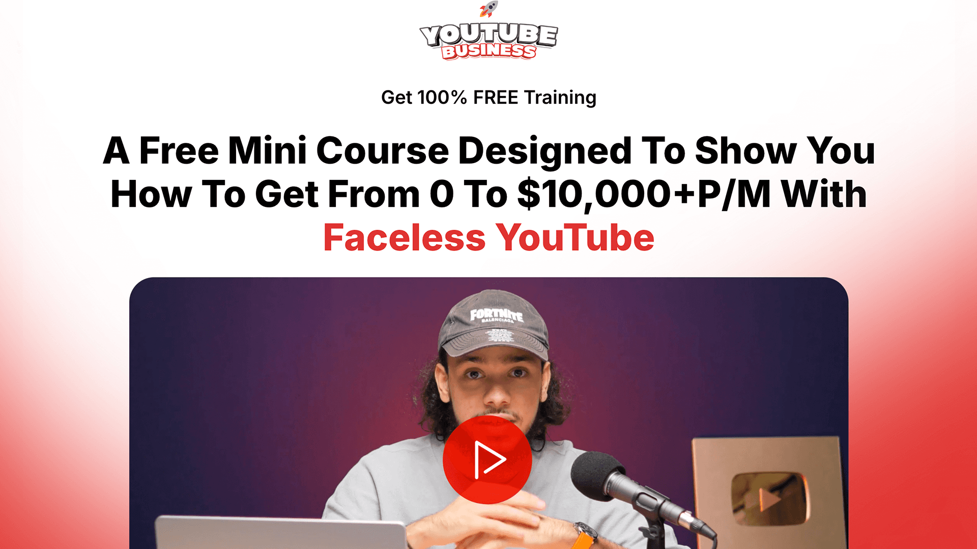 YouTube Business by Faceless Chems - Free Mini Course
