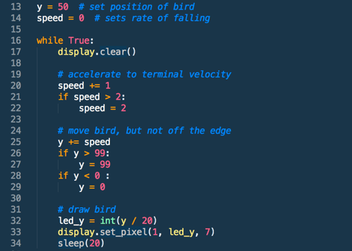 micro:bit Flappy Bird Game - My Framer Site