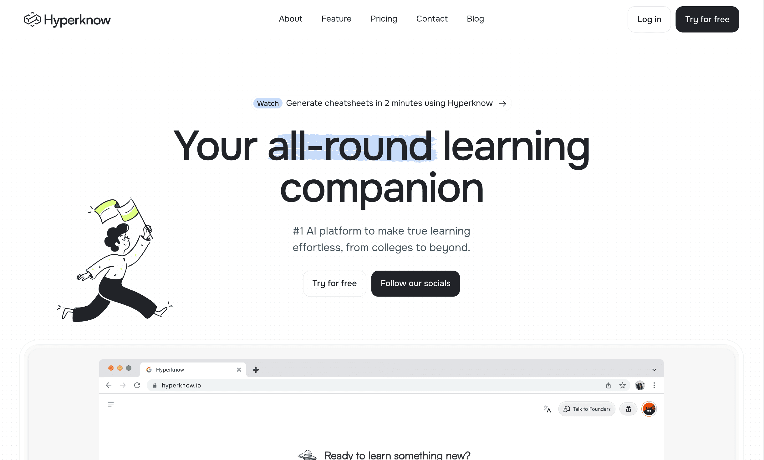 Hyperknow - Your all-round learning companion