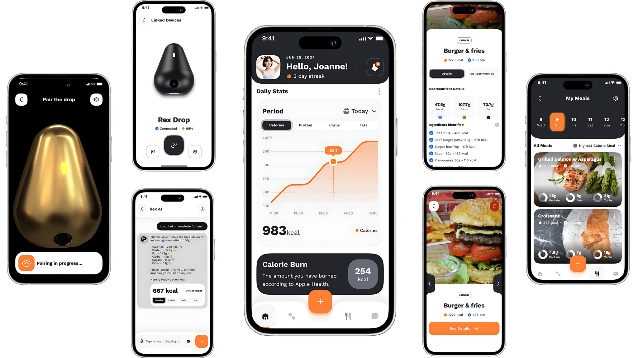 The Drop - Automated AI Calorie Tracker