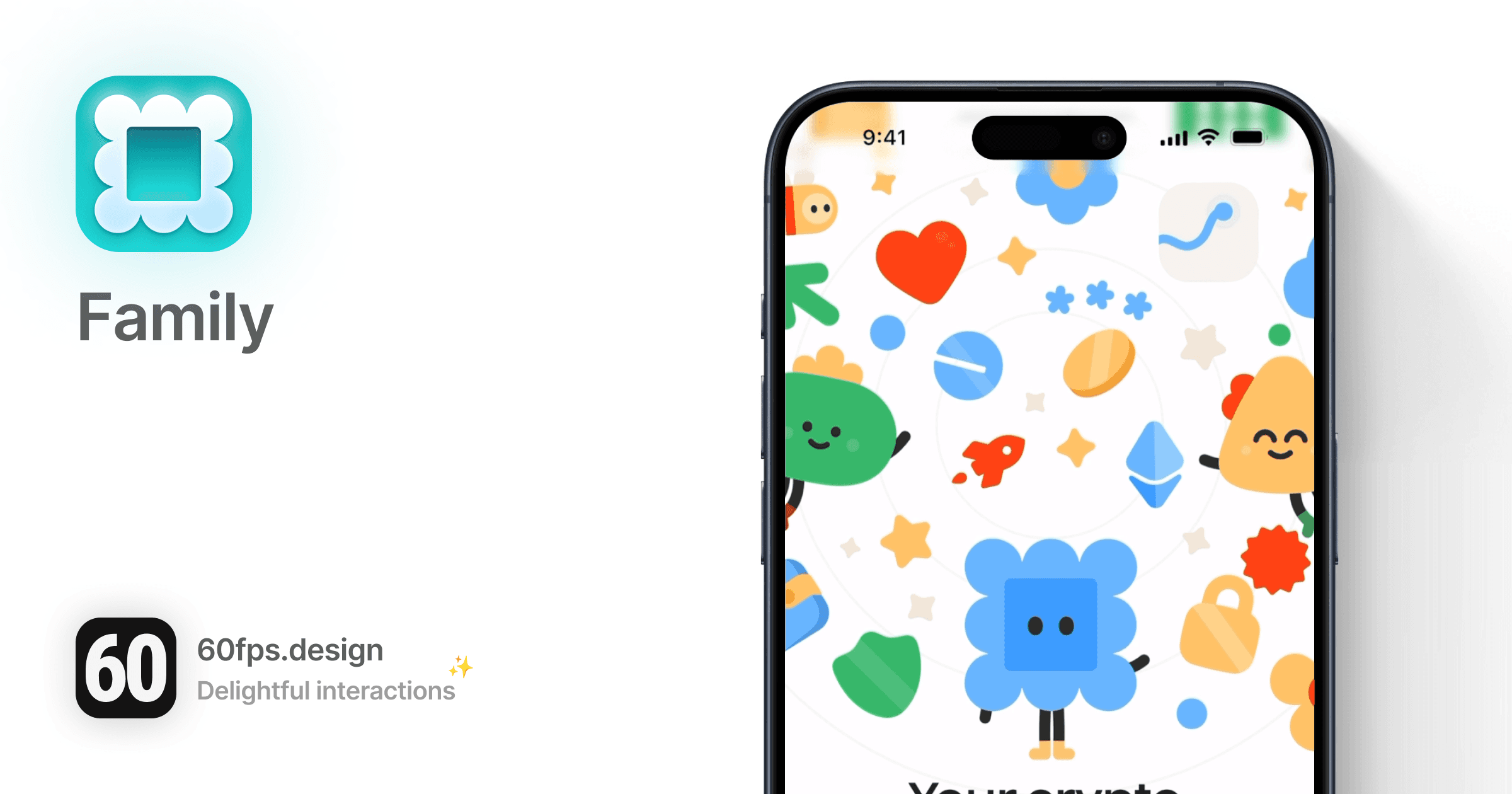 Family iOS App UI/UX animation