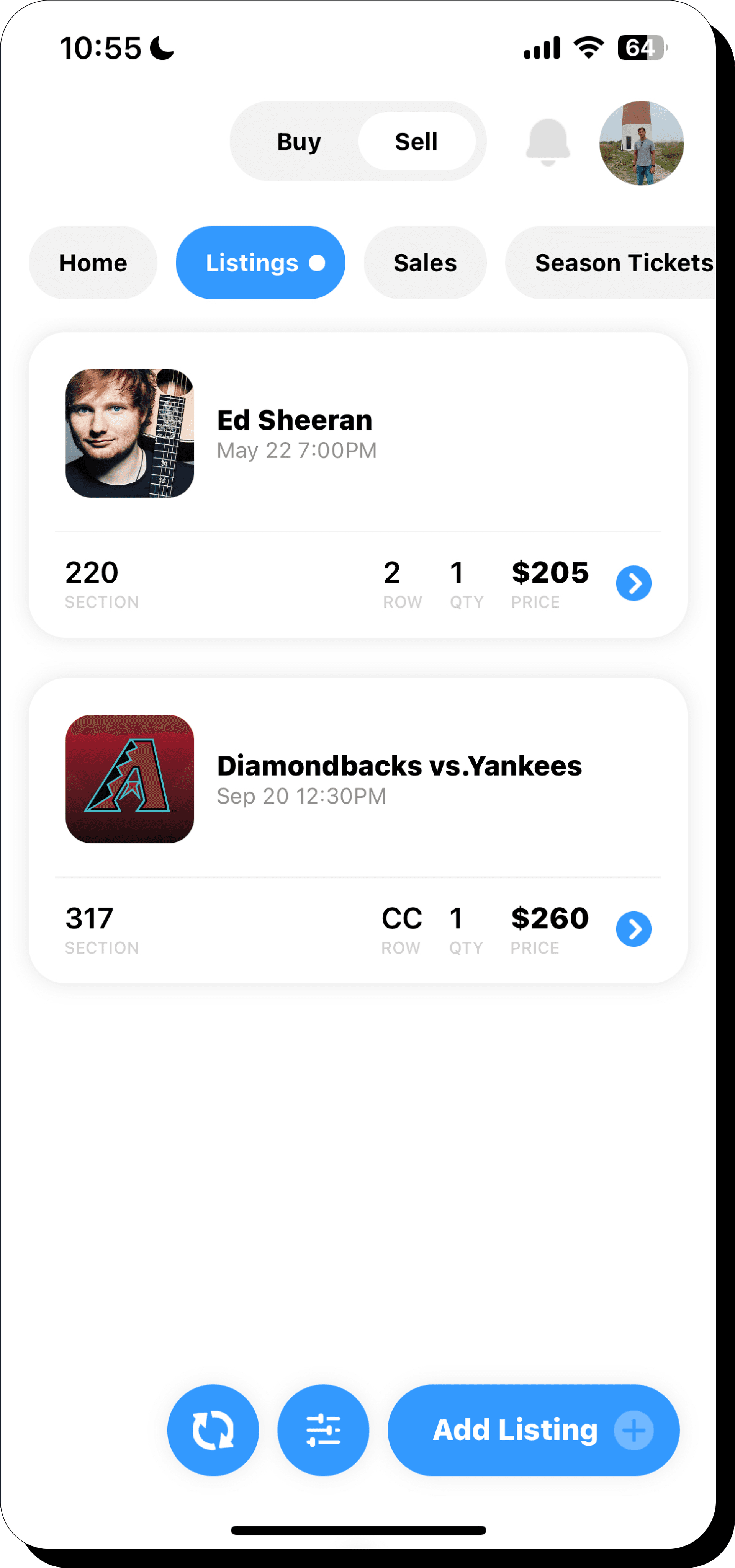 Sell Tickets | Sports, Concerts, Theater | TickPick