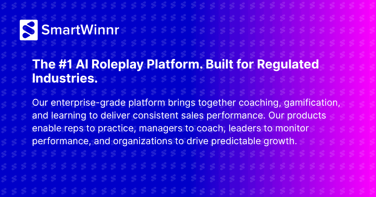 Sales Coaching Platform for Managers & Reps | SmartWinnr