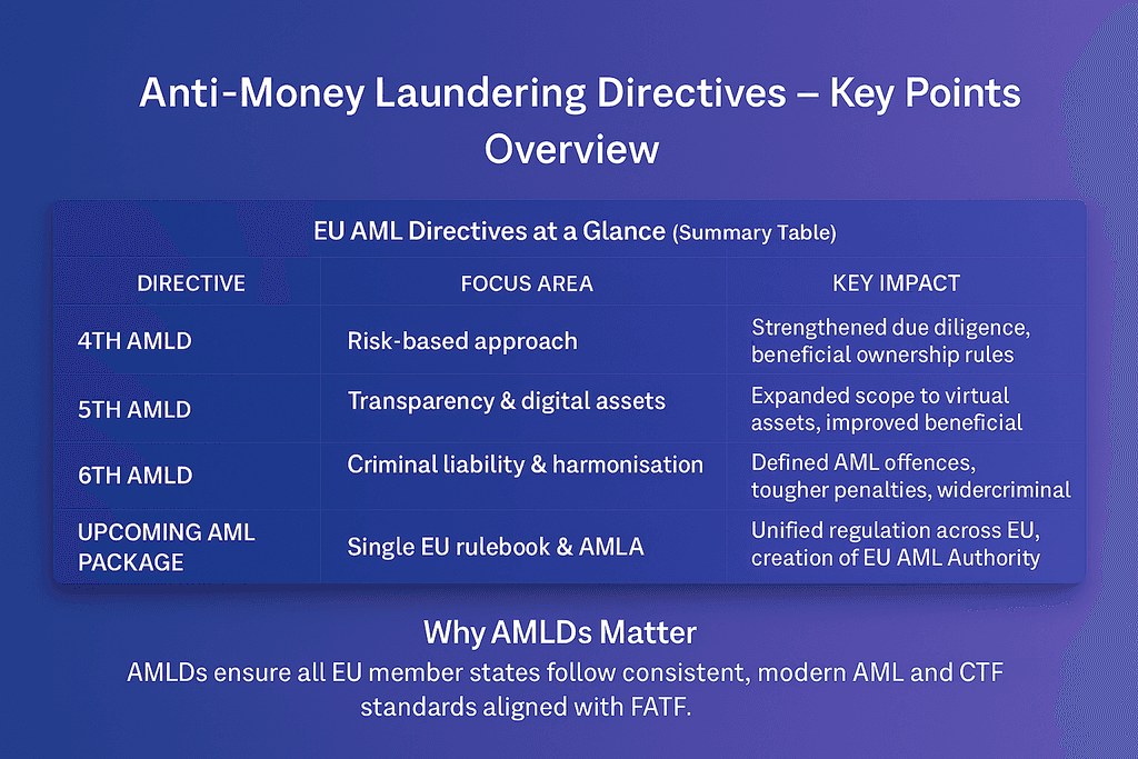 What Are Anti-Money Laundering Directives (AMLDs) And Why Do They Matter?