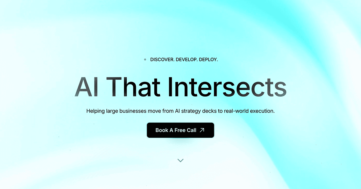 Contact Us for Enterprise AI Solutions | Intersect AI